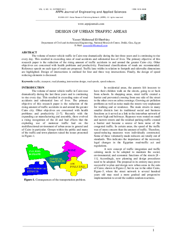 (PDF) Design of Urban Traffic Areas