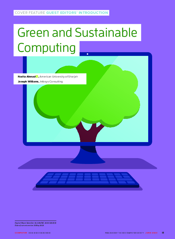 (PDF) Green and Sustainable Computing