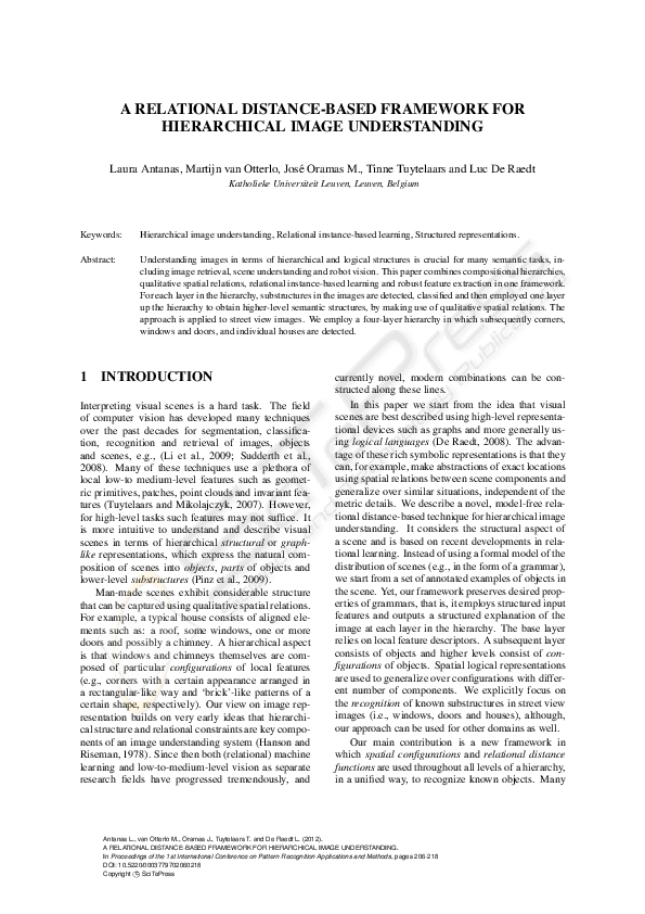(PDF) A Relational Distance-based Framework for Hierarchical Image ...