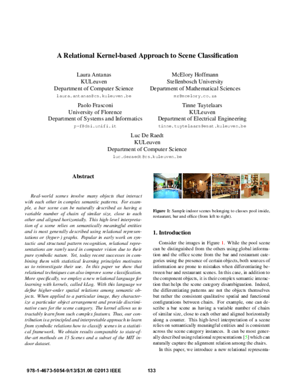 (PDF) A relational kernel-based approach to scene classification | Laura Antanas - Academia.edu