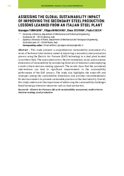 (PDF) Assessing the Global Sustainability Impact of Improving the ...