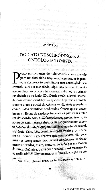 (PDF) Do paradoxo do gato de Schrödinger à ontologia tomista - um ...