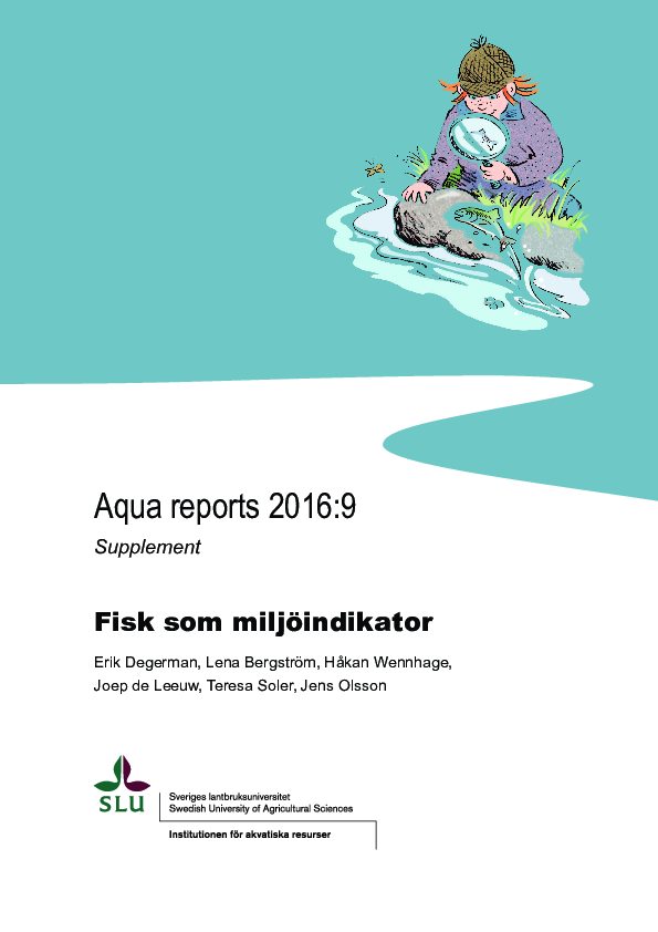 (PDF) Fisk som miljöindikator
