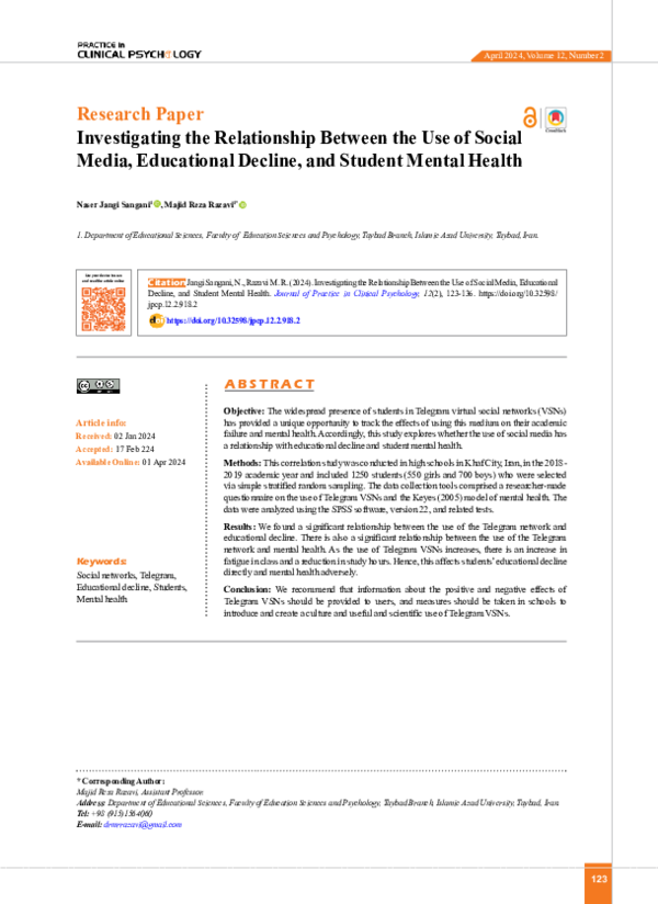 (PDF) Investigating the Relationship Between the Use of Social Media ...