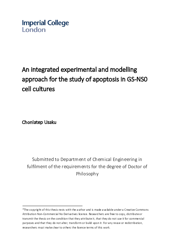 (PDF) An integrated experimental and modelling approach for the study ...