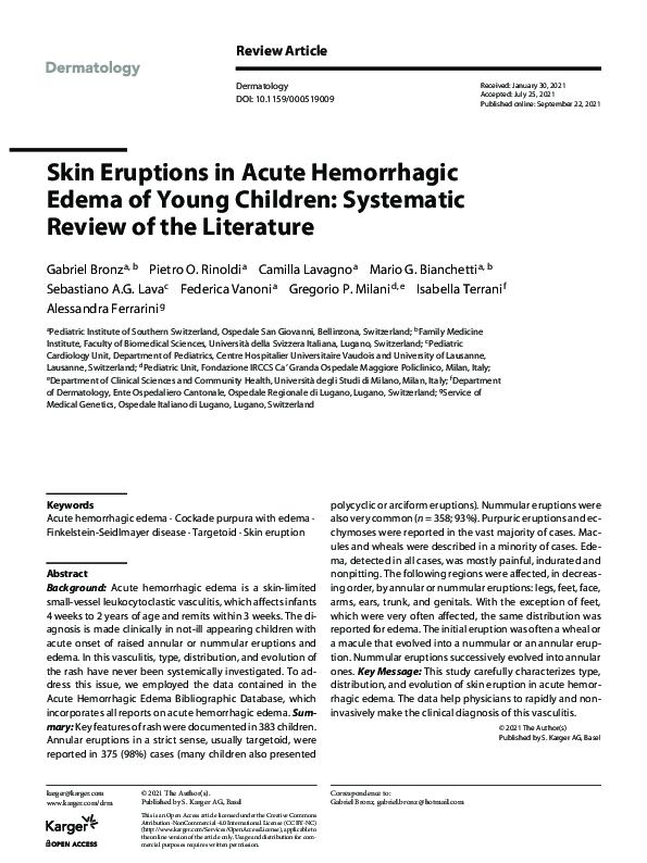 (PDF) Skin Eruptions in Acute Hemorrhagic Edema of Young Children ...