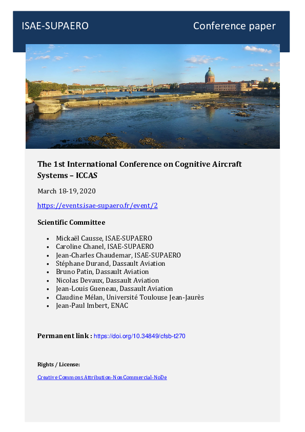 (PDF) Human intelligent Machine Team collaboration towards single pilot ...