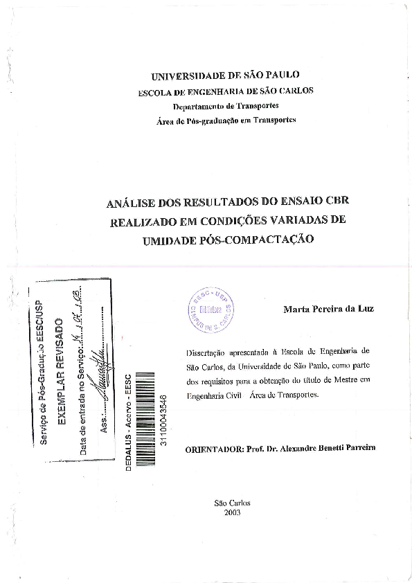 (PDF) Análise dos resultados do ensaio CBR realizado em condições ...