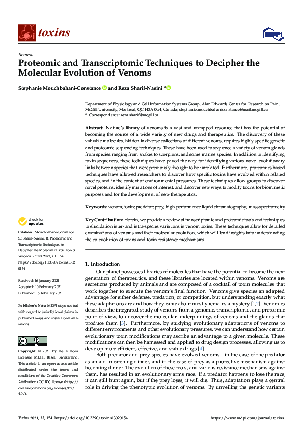 (PDF) Proteomic and Transcriptomic Techniques to Decipher the Molecular ...
