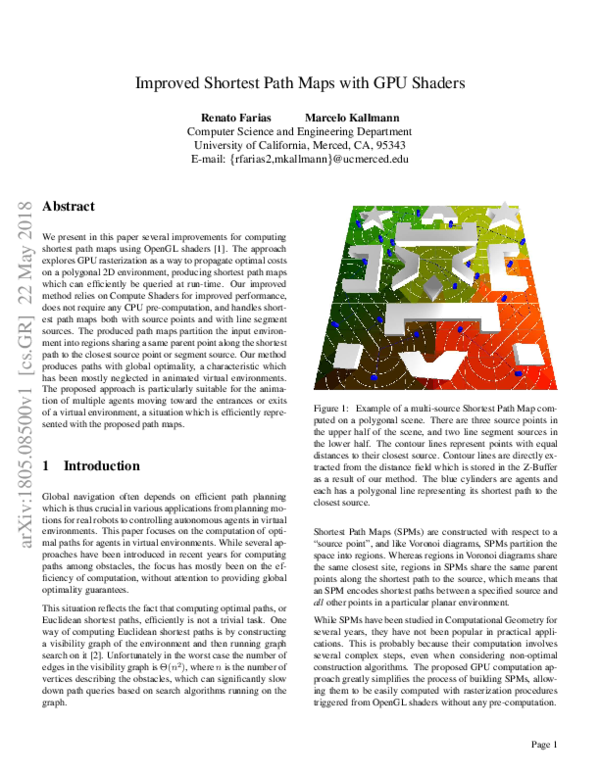 (PDF) Improved Shortest Path Maps with GPU Shaders