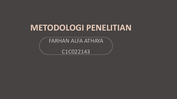 (PDF) PPT TEKNIK PENGAMBILAN SAMPEL FARHAN