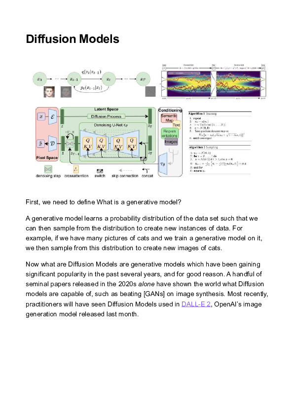 (PDF) Diffusion Models