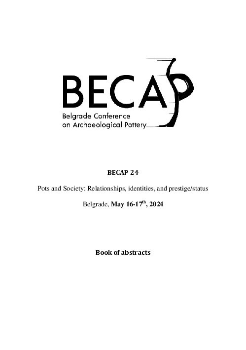 (PDF) BECAP 24 Book of abstracts. Pots and Society: relationships ...