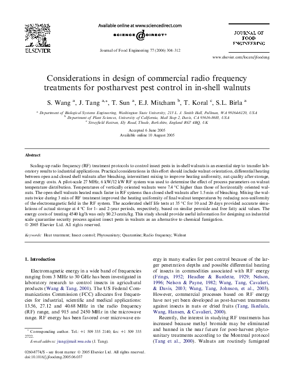 (PDF) Considerations in design of commercial radio frequency treatments ...