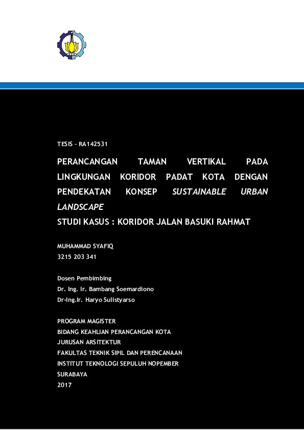 (PDF) Perancangan Taman Vertikal Pada Lingkungan Koridor Padat Kota ...