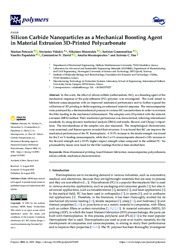 (PDF) Silicon Carbide Nanoparticles as a Mechanical Boosting Agent in ...