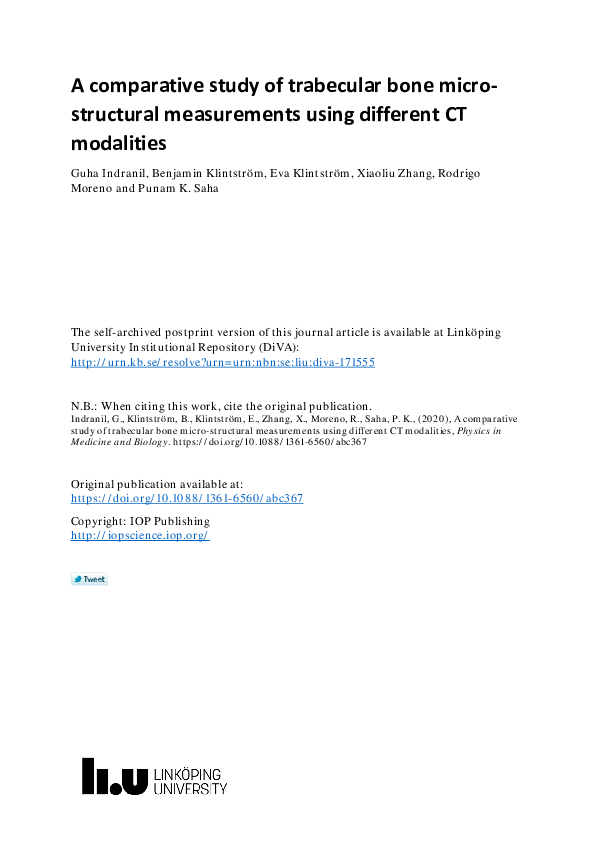 (PDF) A comparative study of trabecular bone micro-structural ...