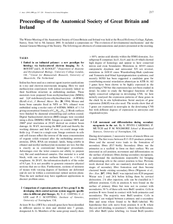 (PDF) POSTERS. Correlation of BMP-2, BMP-4 and MSX-2 with ...