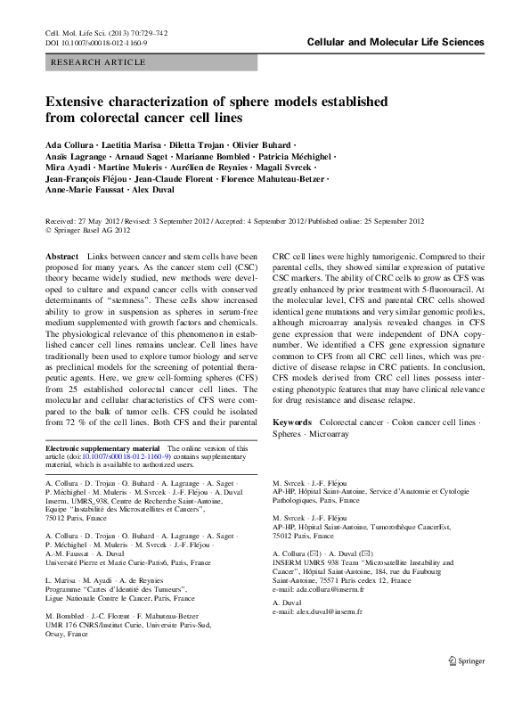 (PDF) Extensive characterization of sphere models established from ...