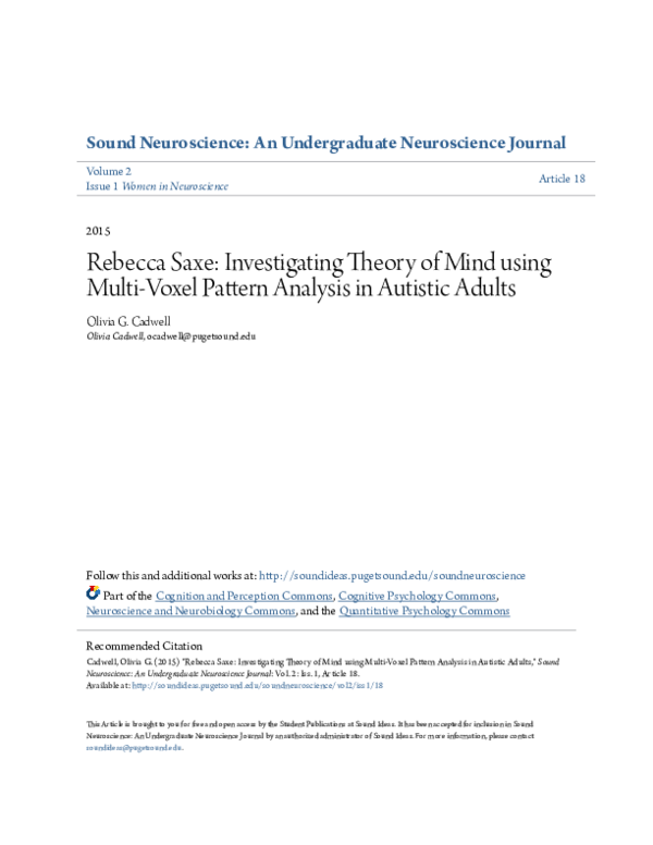 (PDF) Rebecca Saxe: Investigating Theory of Mind using Multi-Voxel ...