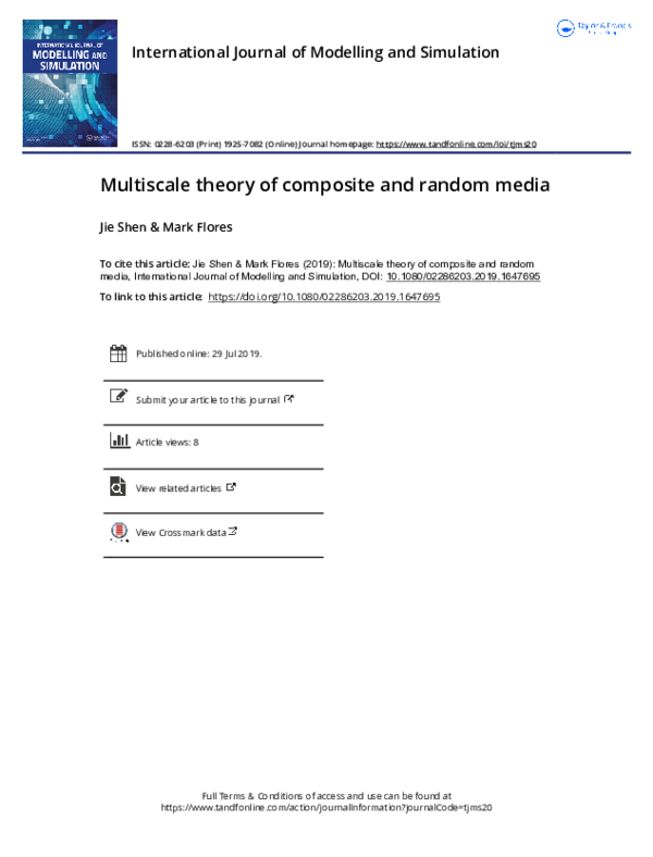 (PDF) Multiscale theory of composite and random media