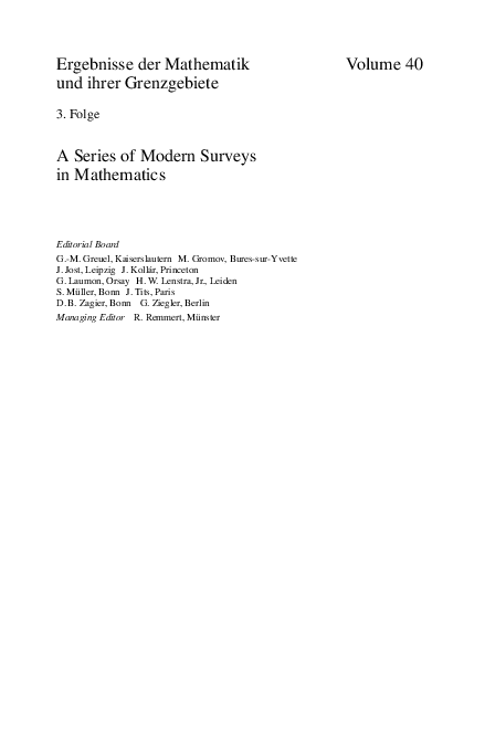 (PDF) Profinite Groups