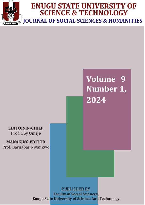 (PDF) ENUGU STATE UNIVERSITY OF SCIENCE & TECHNOLOGY