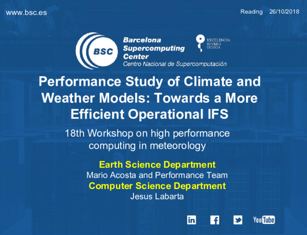 (PDF) Performance Study Of Climate And Weather Models: Towards A More ...
