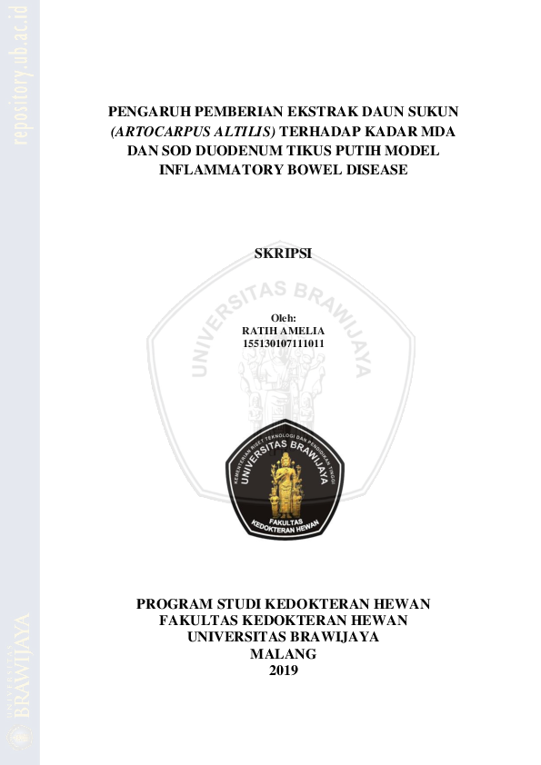 (PDF) Pengaruh Pemberian Ekstrak Daun Sukun (Artocarpus Altilis ...