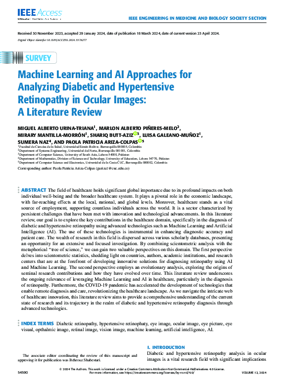 (PDF) Machine Learning and AI Approaches for Analyzing Diabetic and ...
