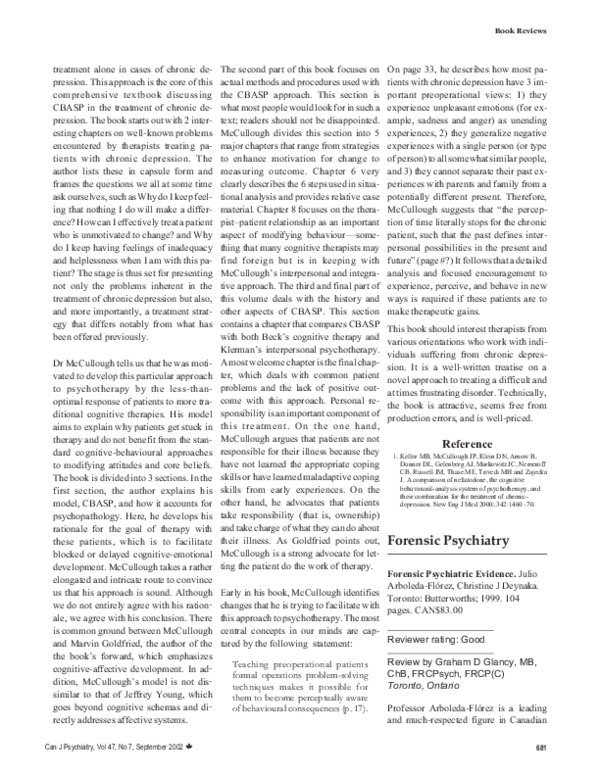 (PDF) Book Review: Forensic Psychiatry: Forensic Psychiatry: Forensic ...