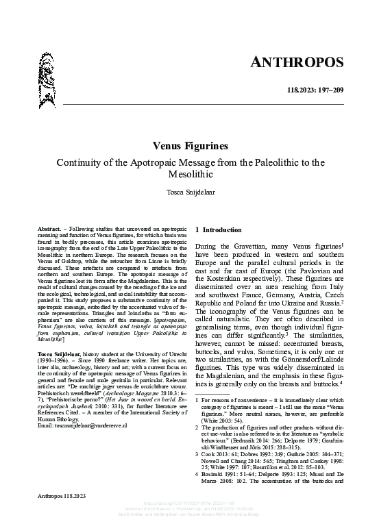 (PDF) Continuity of the apotropaic message