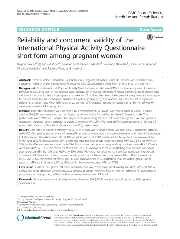 (PDF) Reliability and Concurrent Validity of the International Personality item Pool (IPIP) Big ...