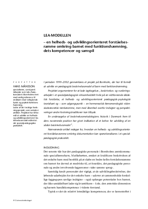 (PDF) LEA-Modellen