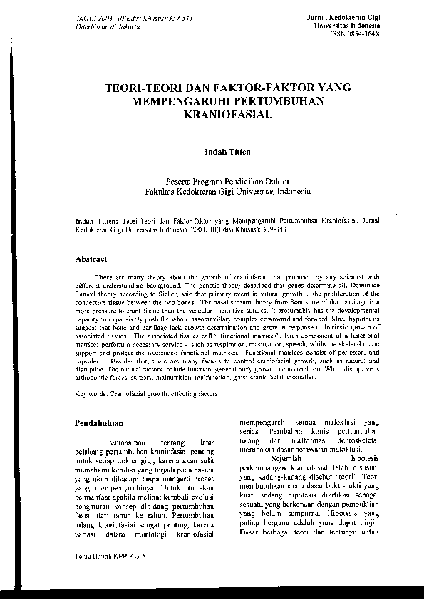 (PDF) Teori-Teori Dan Faktor-Faktor Yang Mempengaruhi Pertumbuhan ... (PDF) Teori-Teori Dan Faktor-Faktor Yang Mempengaruhi Pertumbuhan ...