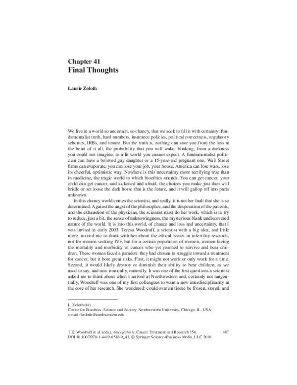 (PDF) Final Thoughts