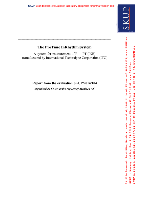 (PDF) The ProTime InRhythm System