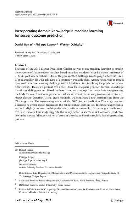 (PDF) Incorporating Domain Knowledge in Machine Learning for Satellite Image Processing