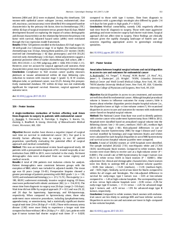 (PDF) The Association Between Hospital Surgical Volume and the Uptake ...