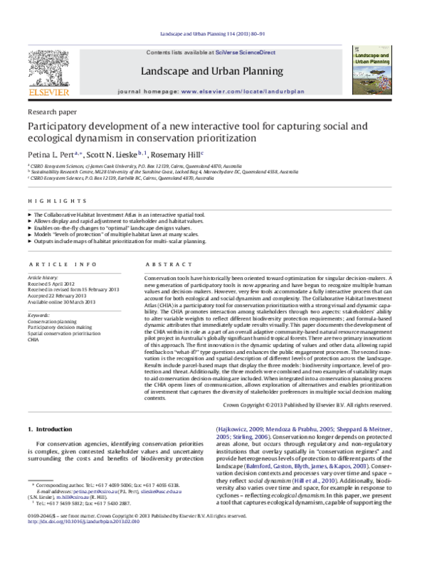 (PDF) Participatory development of a new interactive tool for capturing ...