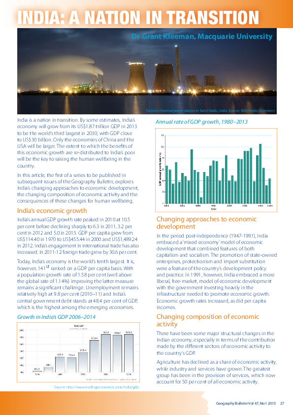 (PDF) India: a nation in transition