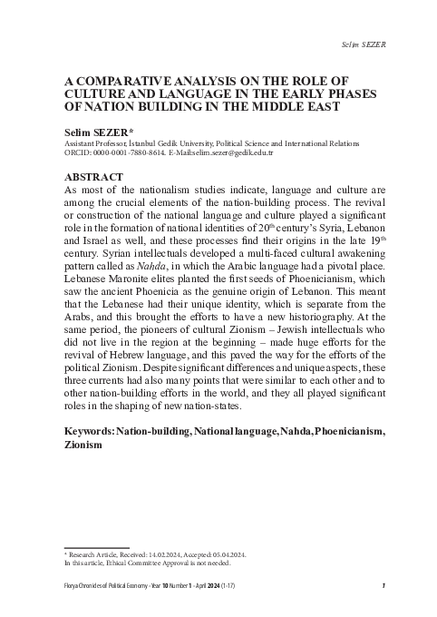 (PDF) A COMPARATIVE ANALYSIS ON THE ROLE OF CULTURE AND LANGUAGE IN THE ...