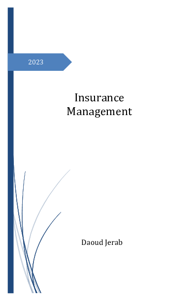 (PDF) Insurance Management