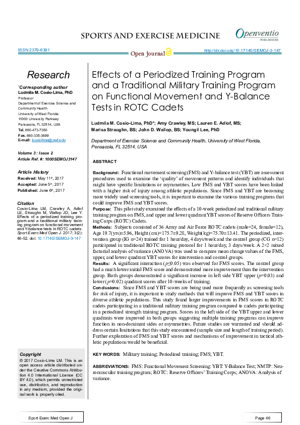 (PDF) Effects of a Periodized Training Program and a Traditional ...