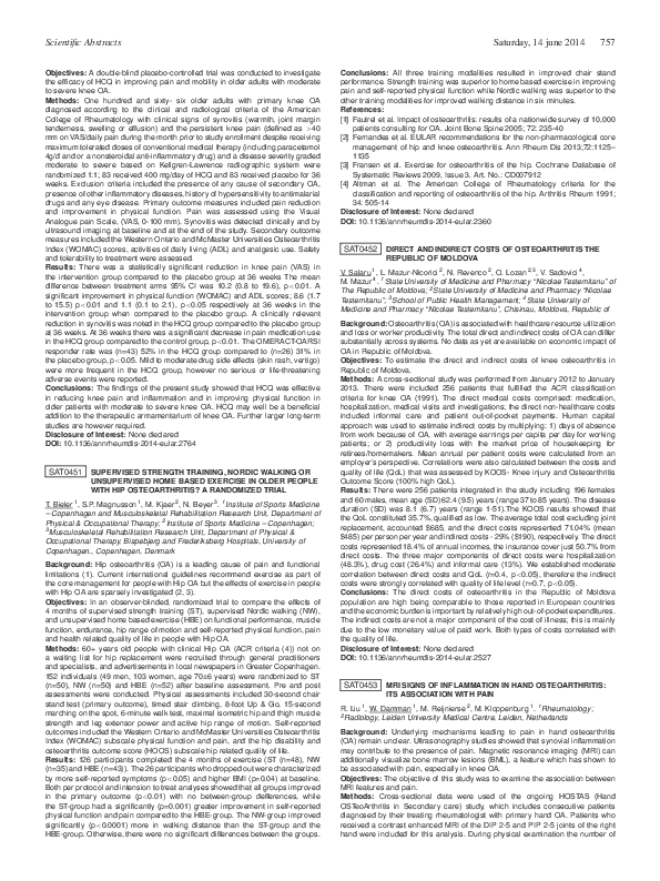 (PDF) SAT0451 Supervised Strength Training, NORDIC Walking or Unsupervised Home Based Exercise ...