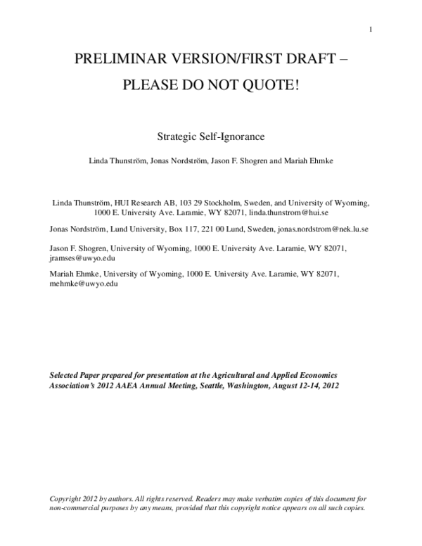 (PDF) Preliminar Version/First Draft - Please Do Not Quote!