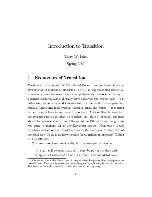(PDF) Introduction: In Transition