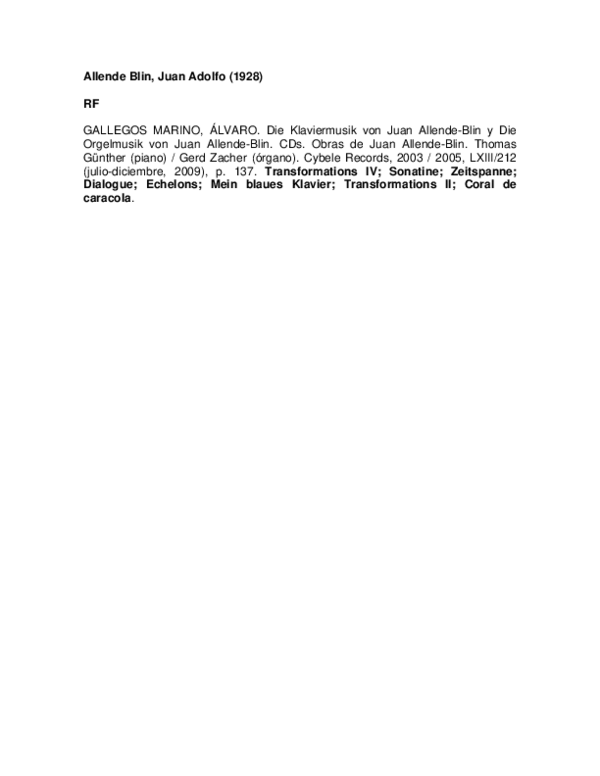 (PDF) Allende Blin, Juan Adolfo (1928) RF GALLEGOS MARINO, ÁLVARO. Die ...