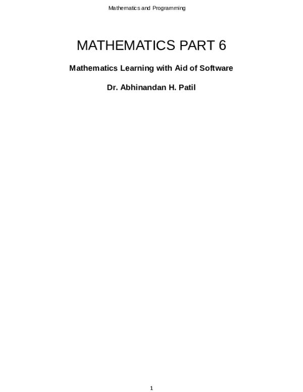 (PDF) Math Part 6