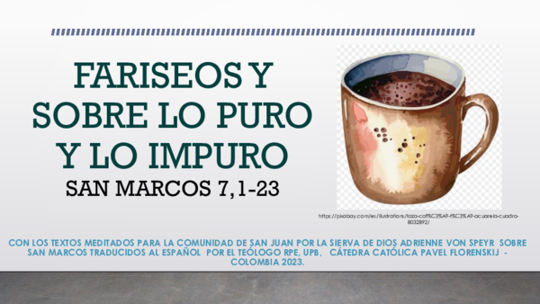 (PDF) MC 7 1 23 FARISEOS Y SOBRE LO PURO Y LO IMPURO